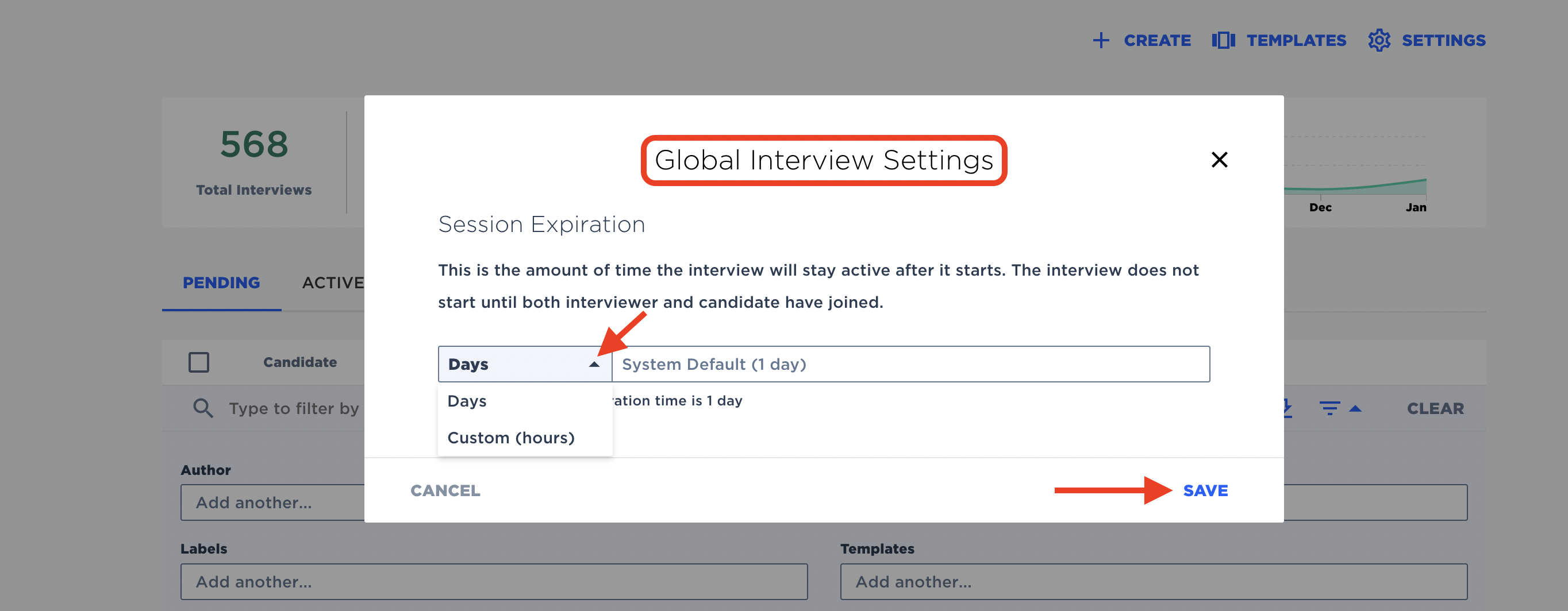 How To Configure Automatic Expiration In Codesignal Interview Codesignal Knowledge Base 