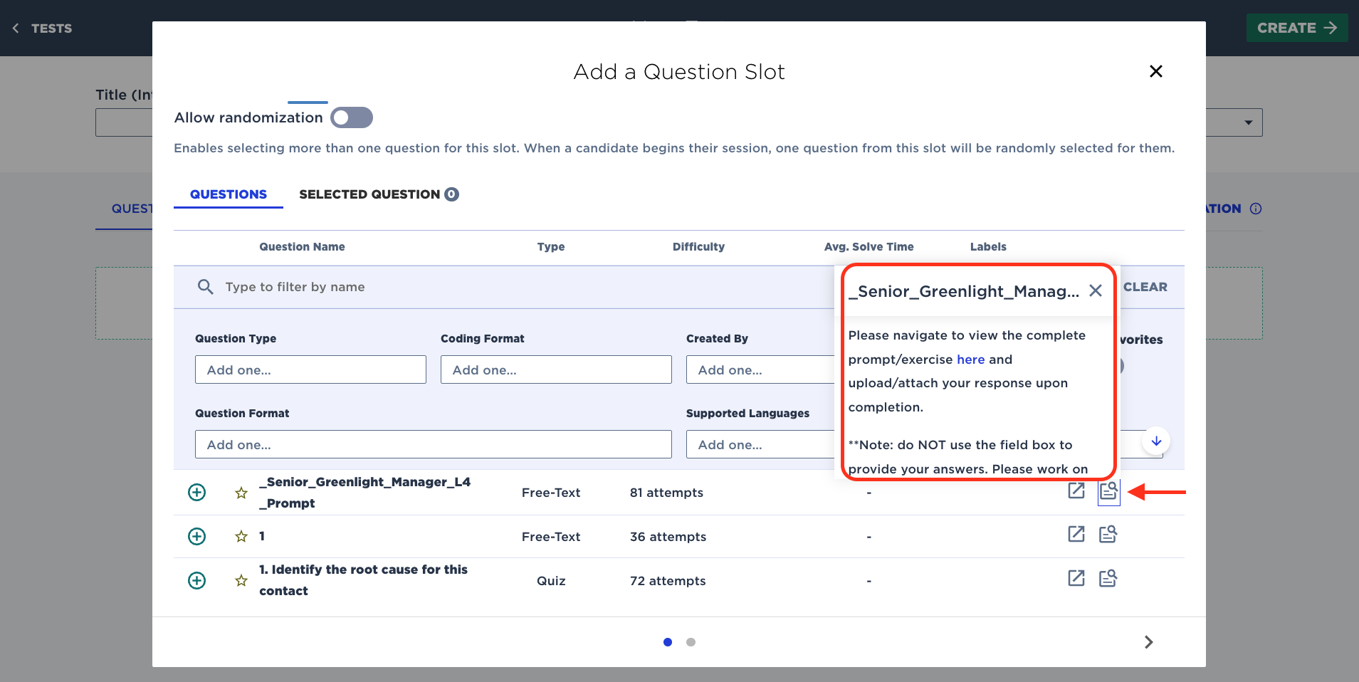 The Codesignal Question Library Codesignal Knowledge Base 8502