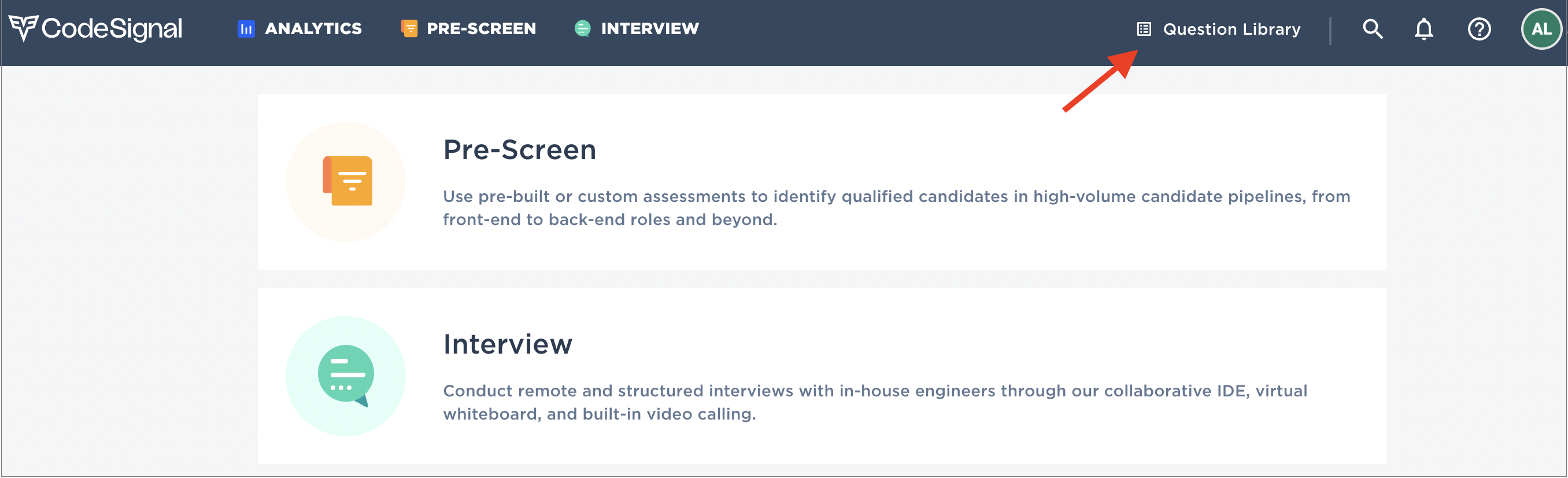 The CodeSignal Question Library – CodeSignal Knowledge Base