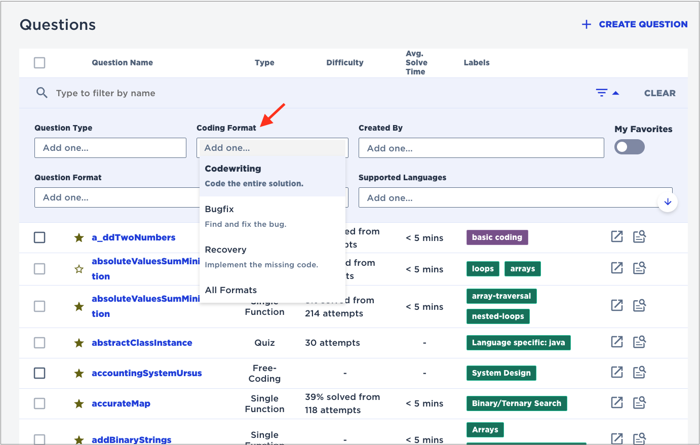 The CodeSignal Question Library – CodeSignal Knowledge Base