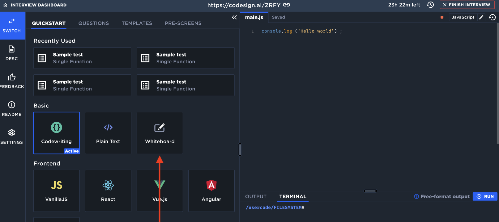 How can I create whiteboard questions? – CodeSignal Knowledge Base