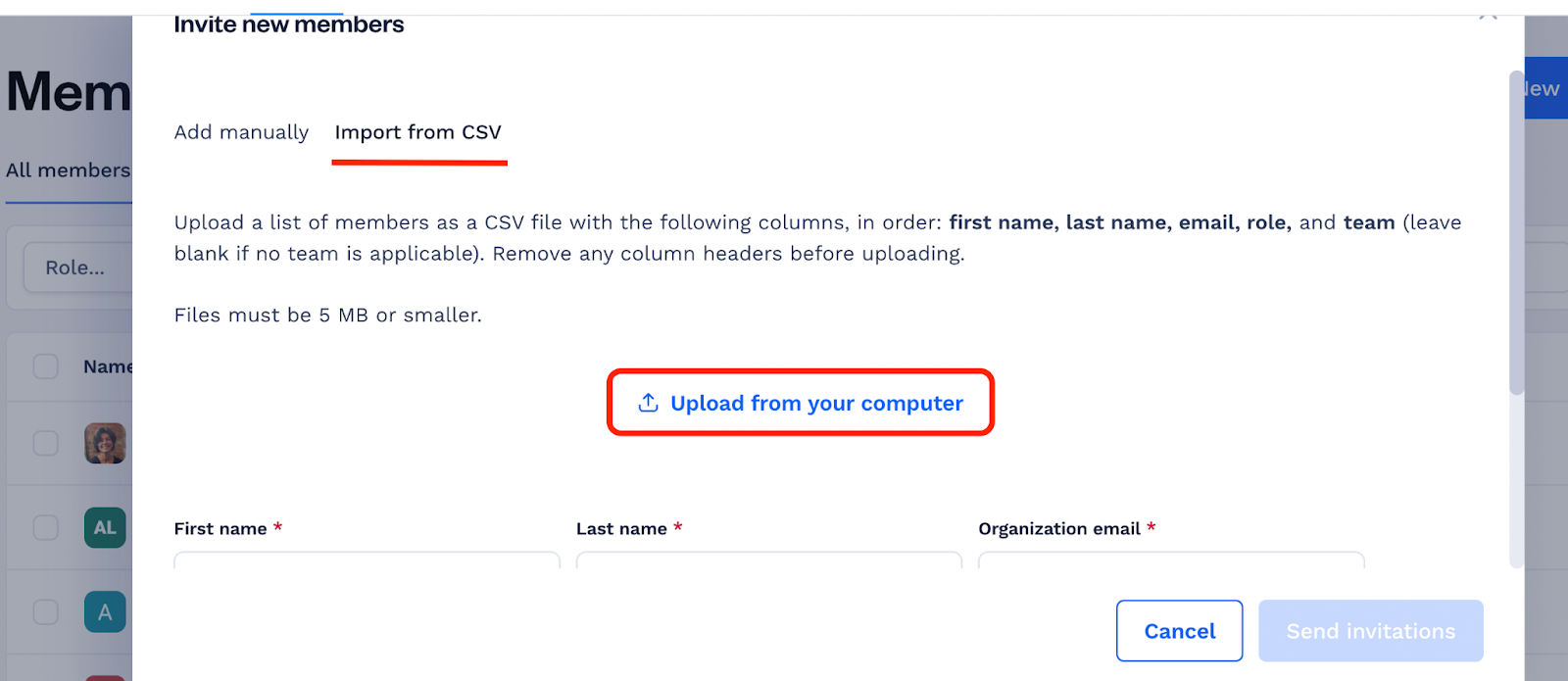 Managing your members – CodeSignal Knowledge Base
