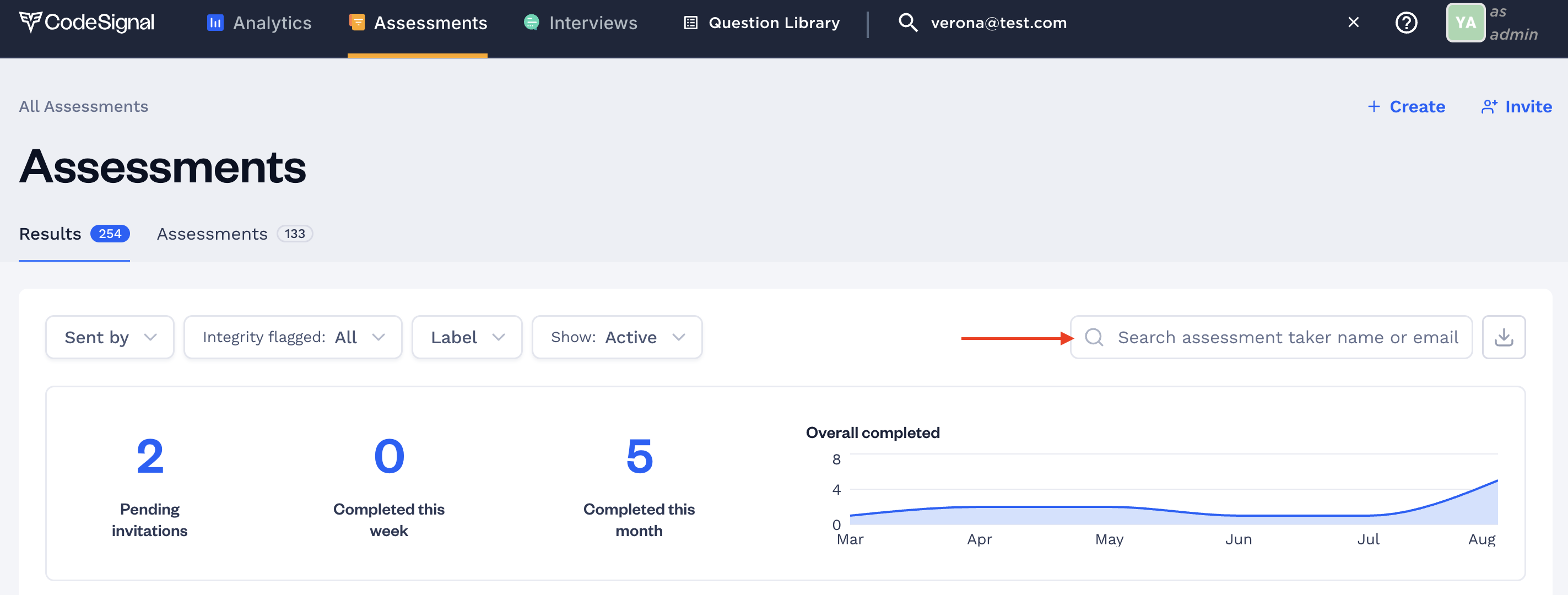 Accessing and sharing a test-taker’s assessment result – CodeSignal ...