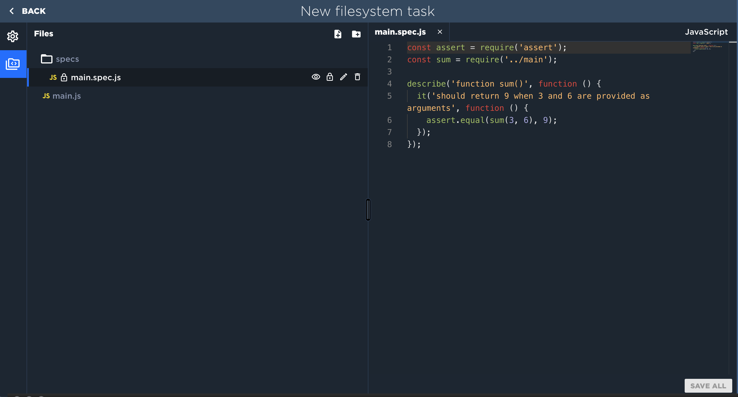 Create a New Task – CodeSignal