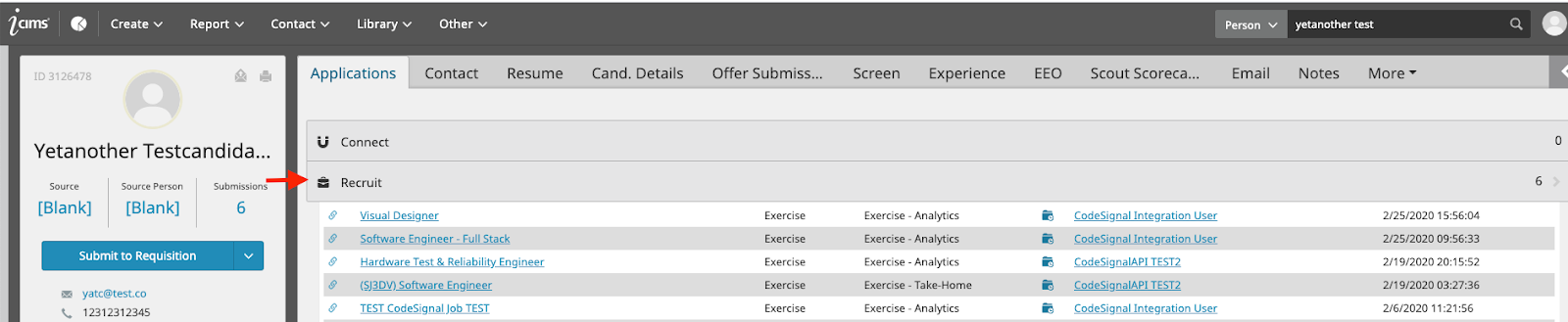Send CodeSignal assessment invitations from iCIMS – CodeSignal Knowledge Base