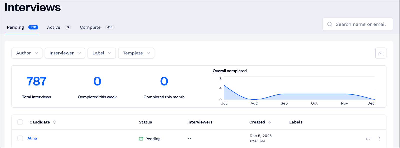 Sharing a new interview session link – CodeSignal Knowledge Base