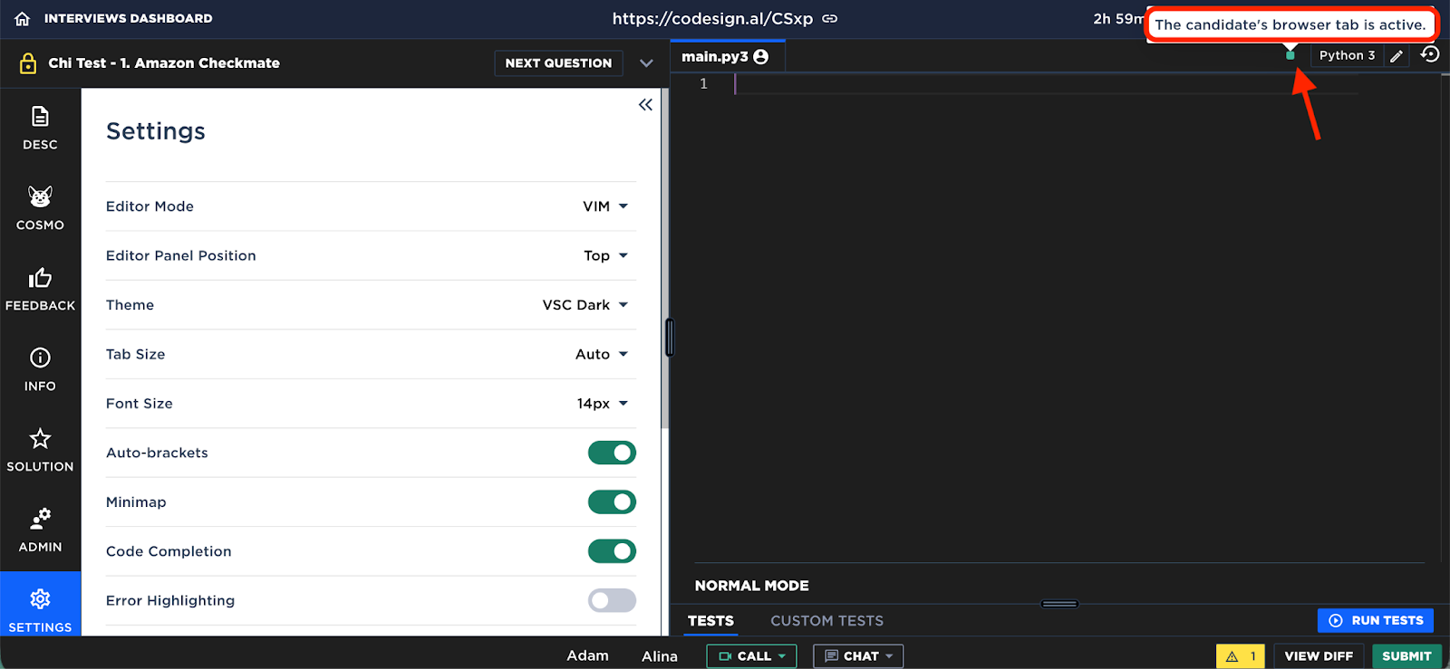 How to Conduct a CodeSignal Interview – CodeSignal Knowledge Base