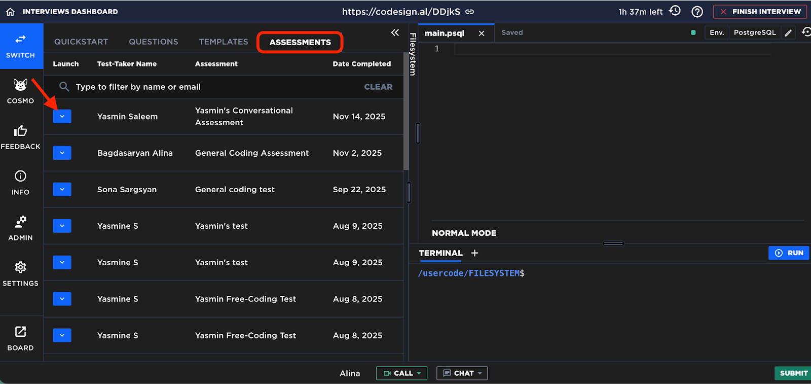 How to Conduct a CodeSignal Interview – CodeSignal Knowledge Base