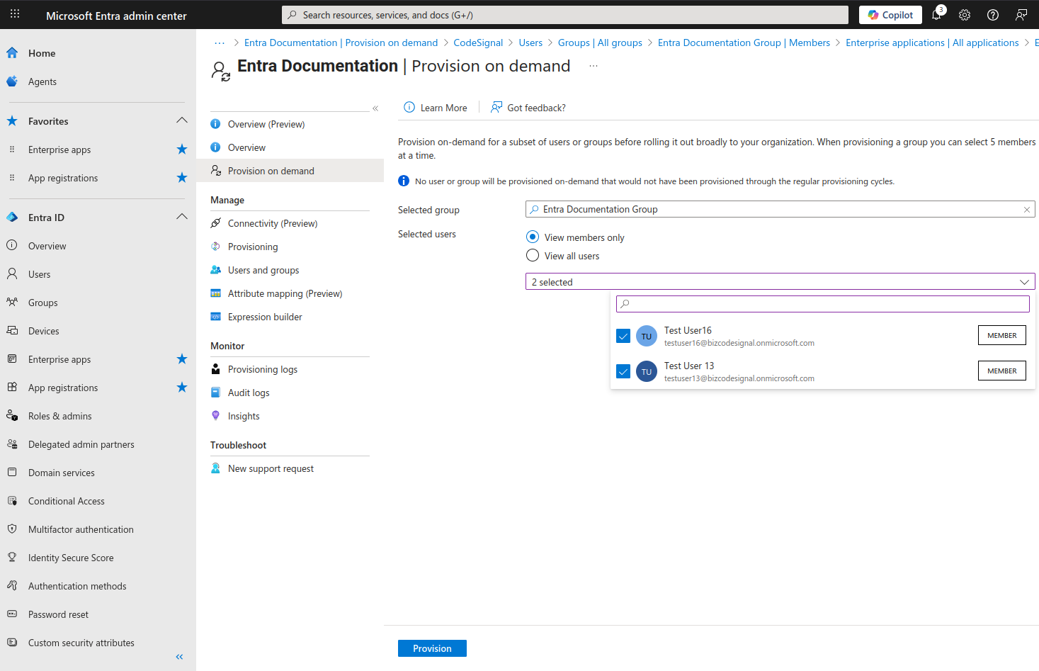 SCIM integration with Microsoft Entra – CodeSignal Knowledge Base