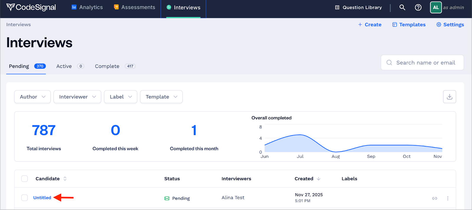 AI Co-Pilot for Interview – CodeSignal Knowledge Base