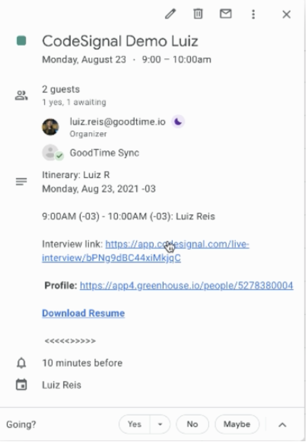 Schedule Codesignal Interviews From Goodtime Codesignal Knowledge Base 