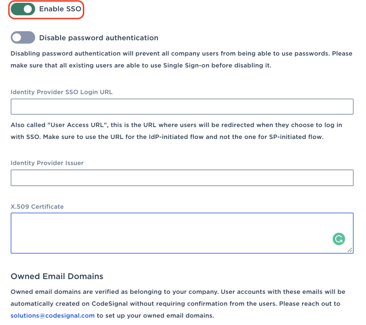 Configuring SSO with Google G Suite – CodeSignal Knowledge Base
