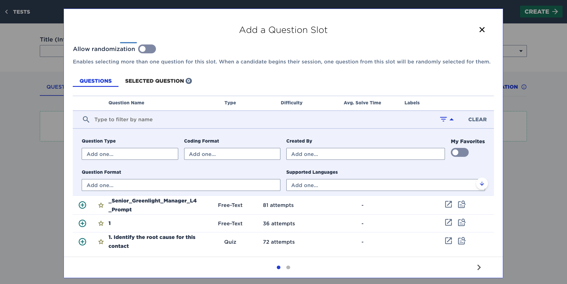 The CodeSignal Question Library – CodeSignal Knowledge Base