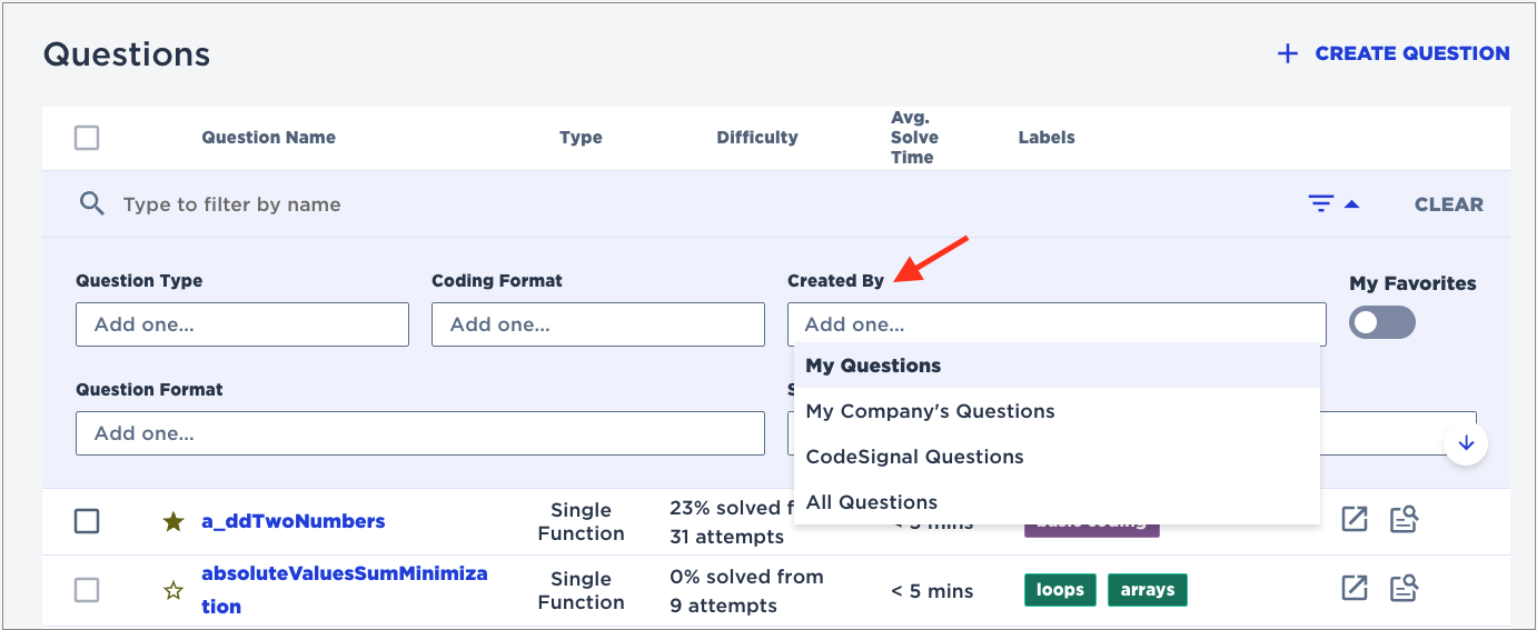The CodeSignal Question Library – CodeSignal Knowledge Base