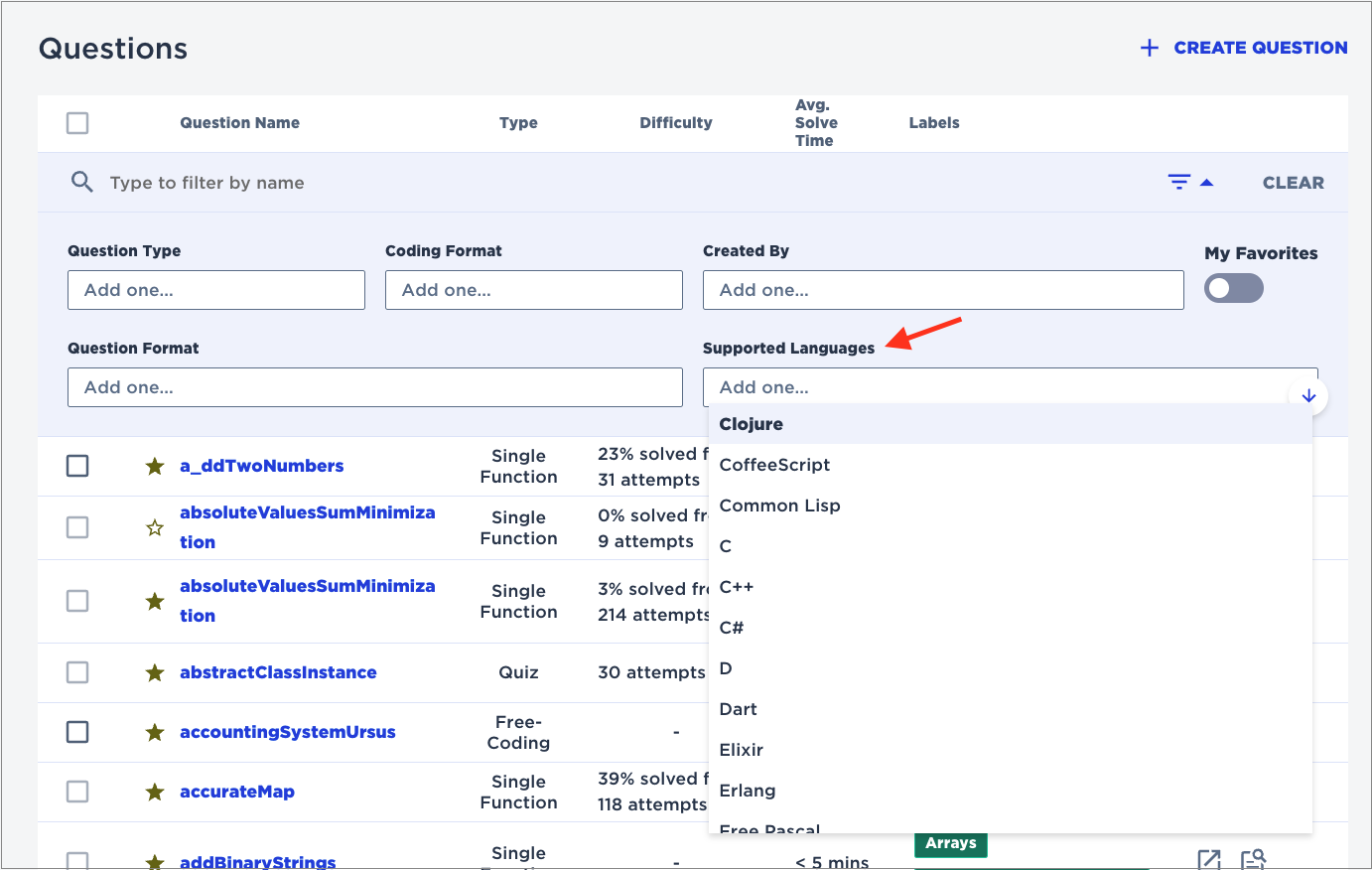 The CodeSignal Question Library – CodeSignal Knowledge Base